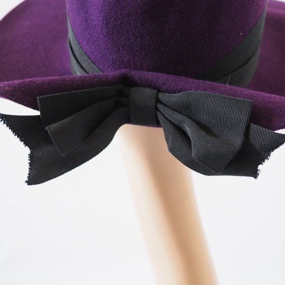 Vintage | Accessories | Vintage Doeskin Wool Felt Hat Wbow | Poshmark